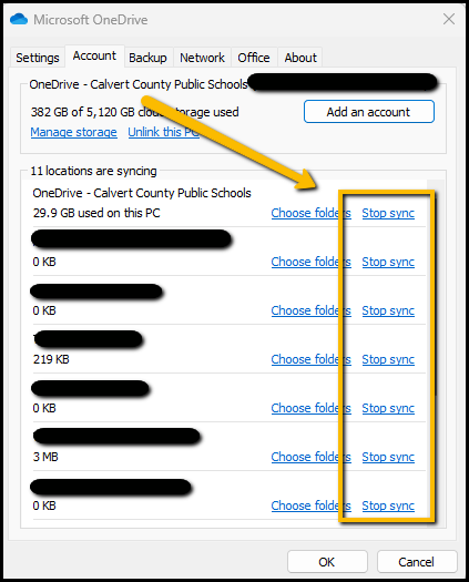 Microsoft OneDrive - How to stop syncing content – Calvert County ...